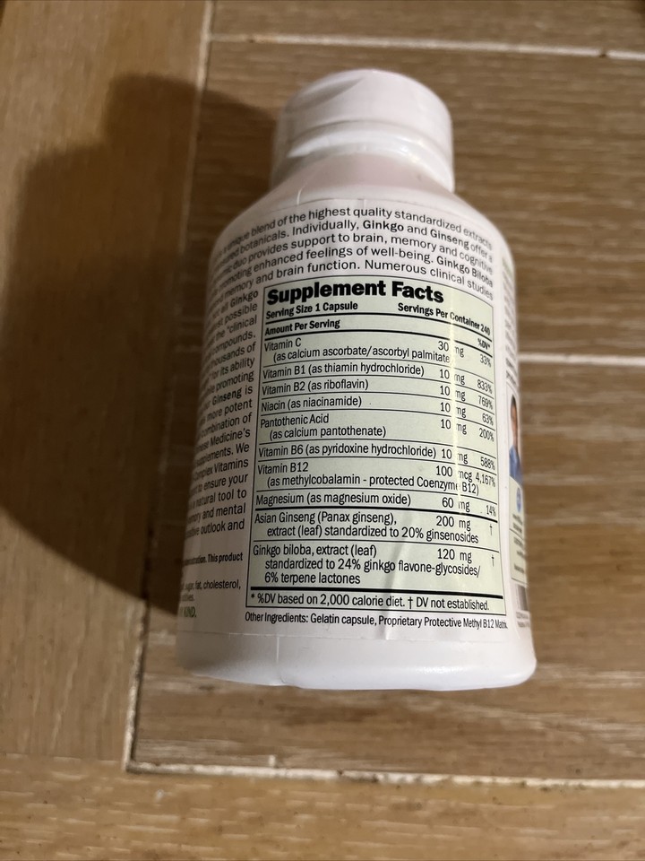 Andrew Lessman Procaps GINKGO 120 Plus GINSENG 200 240 Capsules 05/30 ...