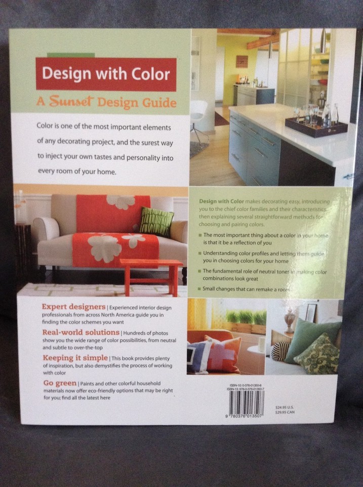 A Sunset Design Guide: Design with Color by Sunset Books Staff and ...
