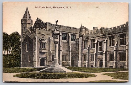 Princeton New Jersey~Princeton University~McCosh Hall~Monument~1911 ...