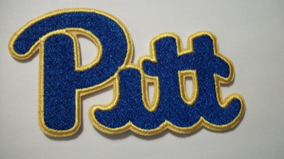 Pitt Pittsburgh Panthers~Embroidered PATCH~3 3/8" x 2"~Iron or Sew~NCAA ...