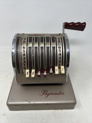 Vintage Paymaster System, Series S-550, Complete Check Protection | eBay