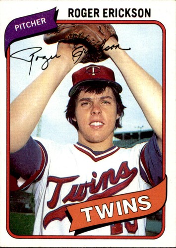 1980 Topps #256 Roger Erickson EX | eBay