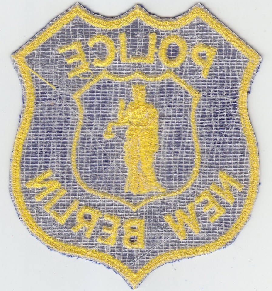 New Berlin WI Wisconsin Police patch VINTAGE LASER CUT EDGE STYLE | eBay