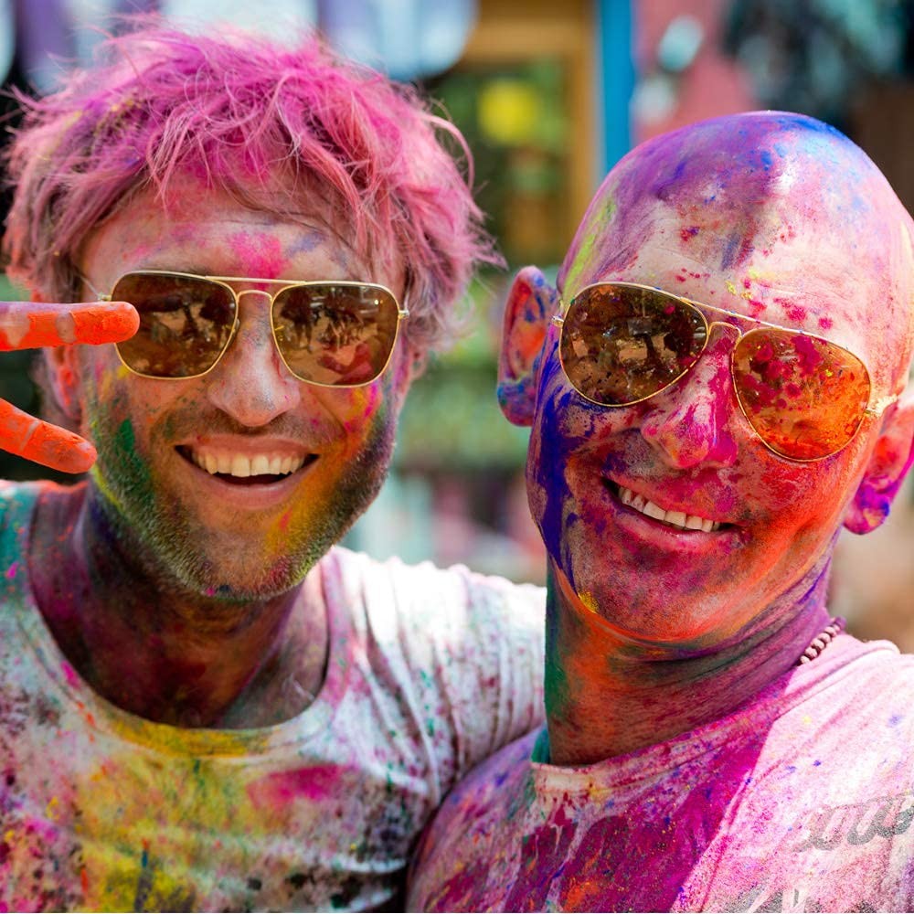 25-Pack Holi Color Powder – Includes 8 Vibrant Colors (75g Each) – Pink ...