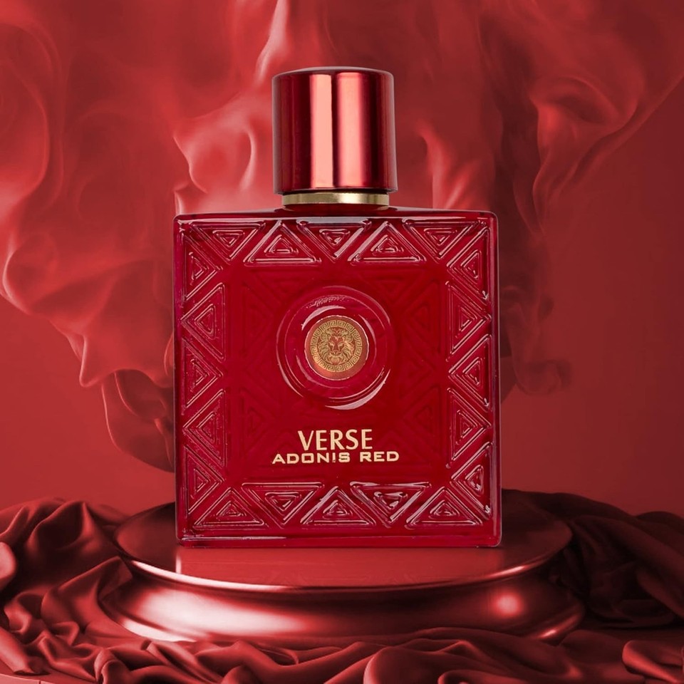 Verse Adonis Red for Men - 100ml Eau De Parfum Spray - Fruity Warm ...