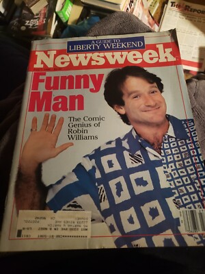 Newsweek Magazine July 7 1986 Robin Williams Actor Commedian Funniest ...
