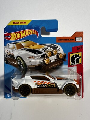 2018 Hot Wheels HW Daredevils Rally Cat 5/5 White Brown SHORT CARD | eBay