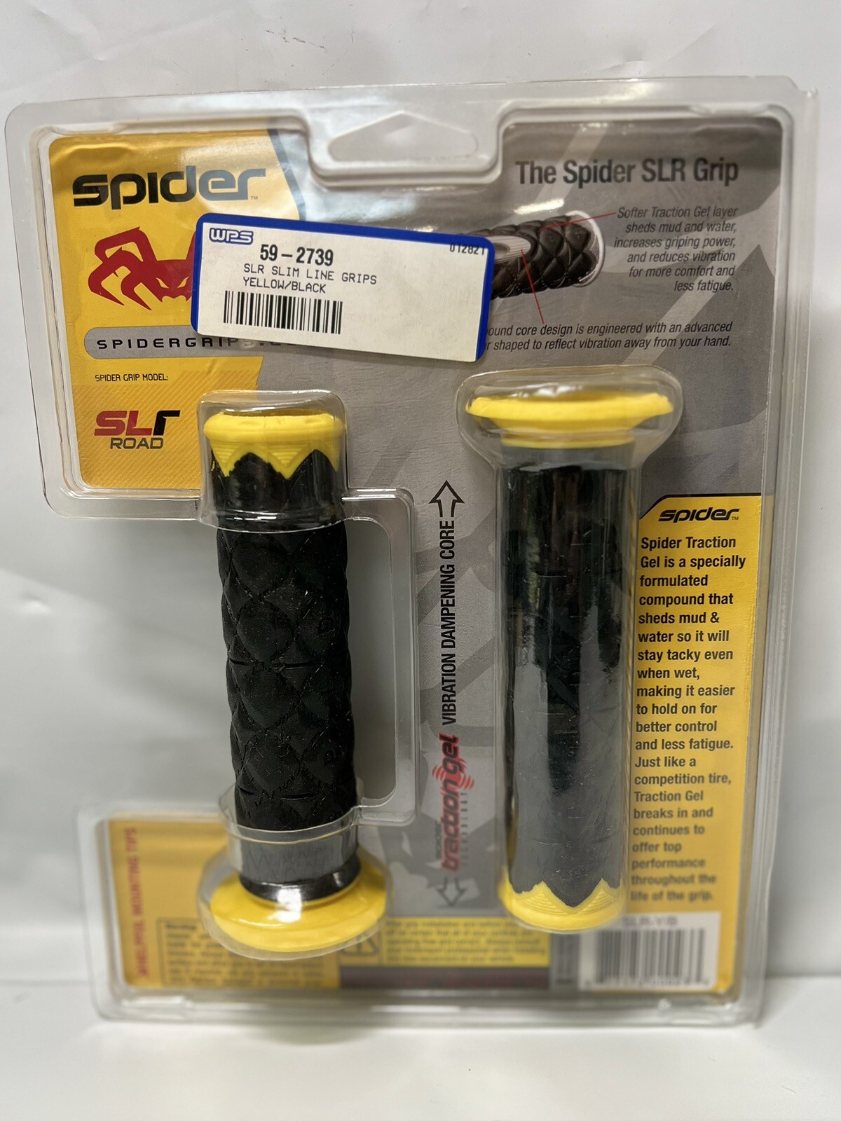 SPIDER GRIPS SLR ROAD YELLOW BLACK 7/8" | eBay