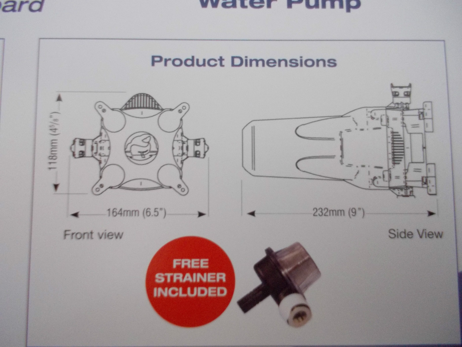 Whale FP0814 Pump Smartflo Watermaster Water 30psi 12V Onboard Caravan ...