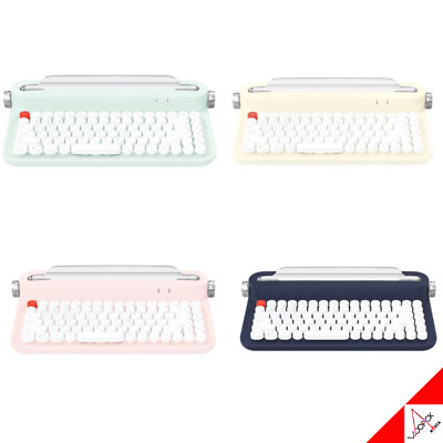 ACTTO B305 Multi-Pairing Wireless Bluetooth Retro Keyboard English ...