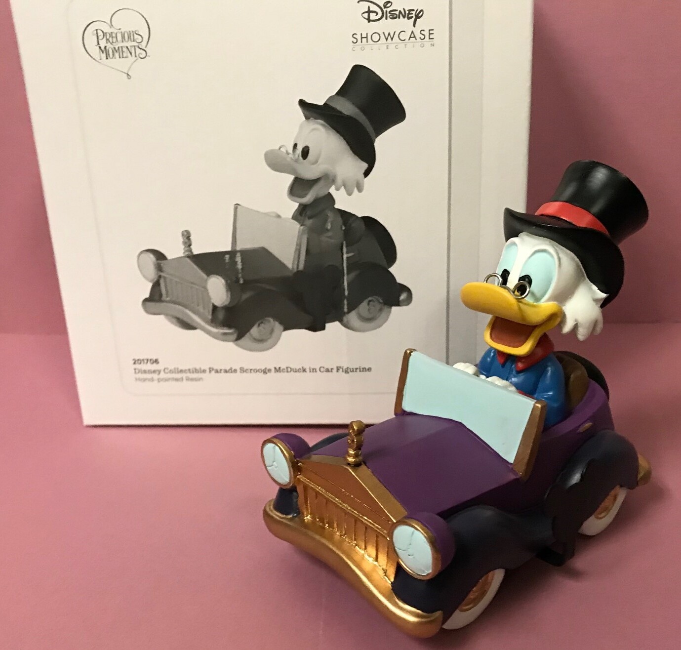 Disney Showcase Precious Moments Scrooge McDuck Collectible Parade Car ...