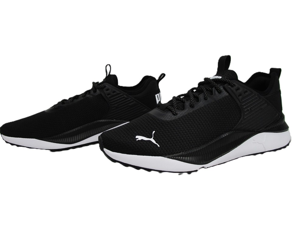 PUMA Men's PC Runner Athletic Sneaker Black Running Shoe, Cushioned ...