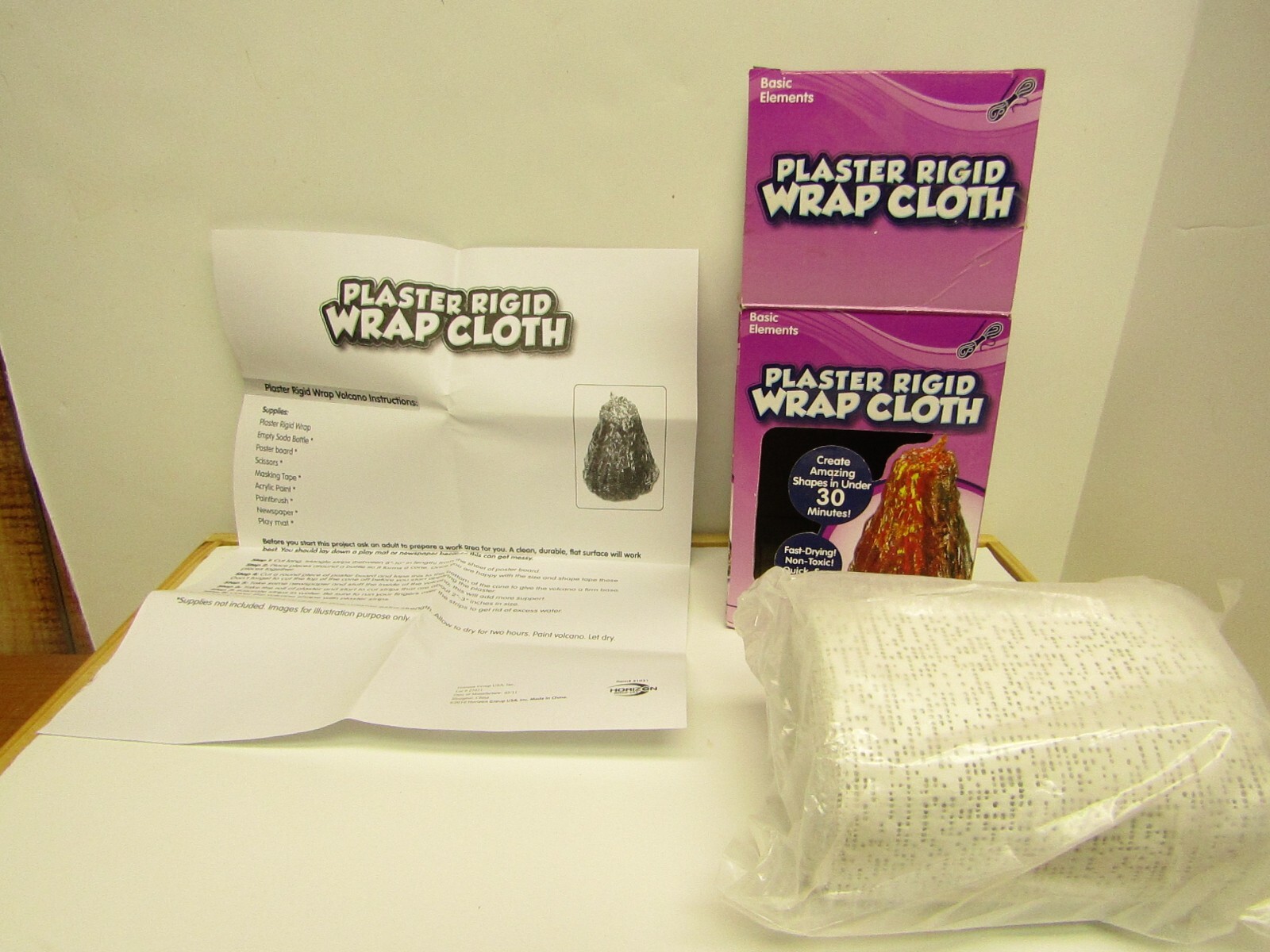 Basic Elements Rigid Wrap Plaster Cloth Roll Model #21031 Train Scenery ...