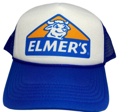 Elmer's Glue Trucker Hat Baseball Cap Mesh Elmer's Hat | eBay