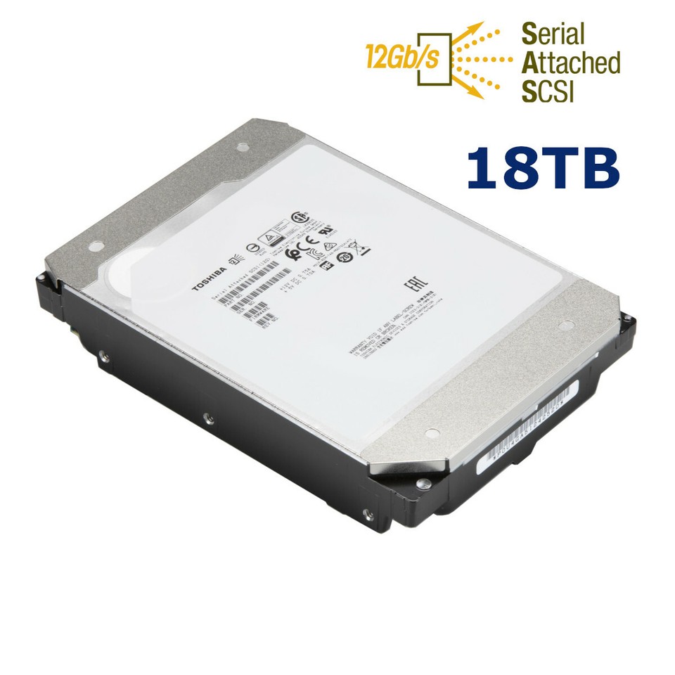 Toshiba HDD 18TB SAS 12G MG09SCA18TE 3.5 512MB CMR Server Hard Disk ...