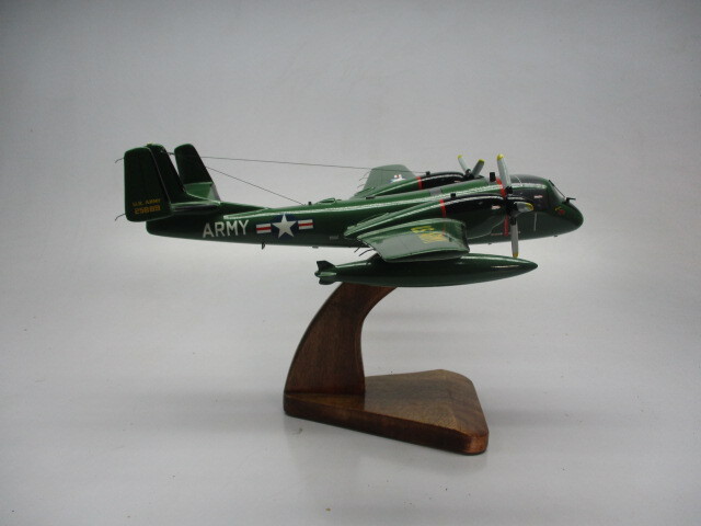 OV-1 Mohawk Grumman Airplane Desktop Mahogany Kiln Dried Wood Model ...