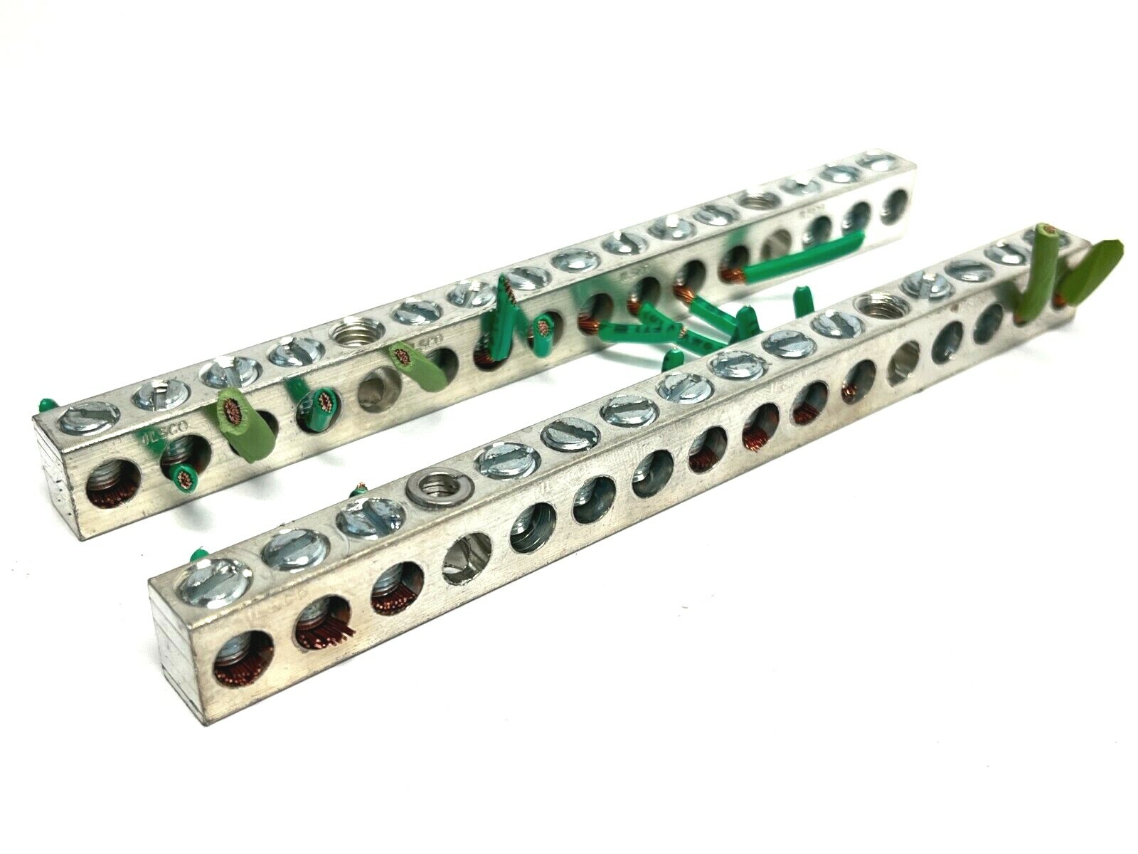 ILSCO Ground Bar 16 Terminal LOT OF 2 | eBay