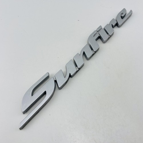 2000-2005 Pontiac Sunfire Emblem Logo Letters Badge Decal Side Silver ...