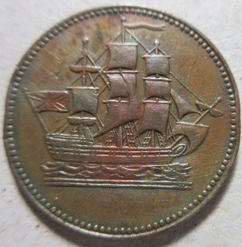 Ships Colonies and Commerce Token. BETTER GRADE (K442) | eBay