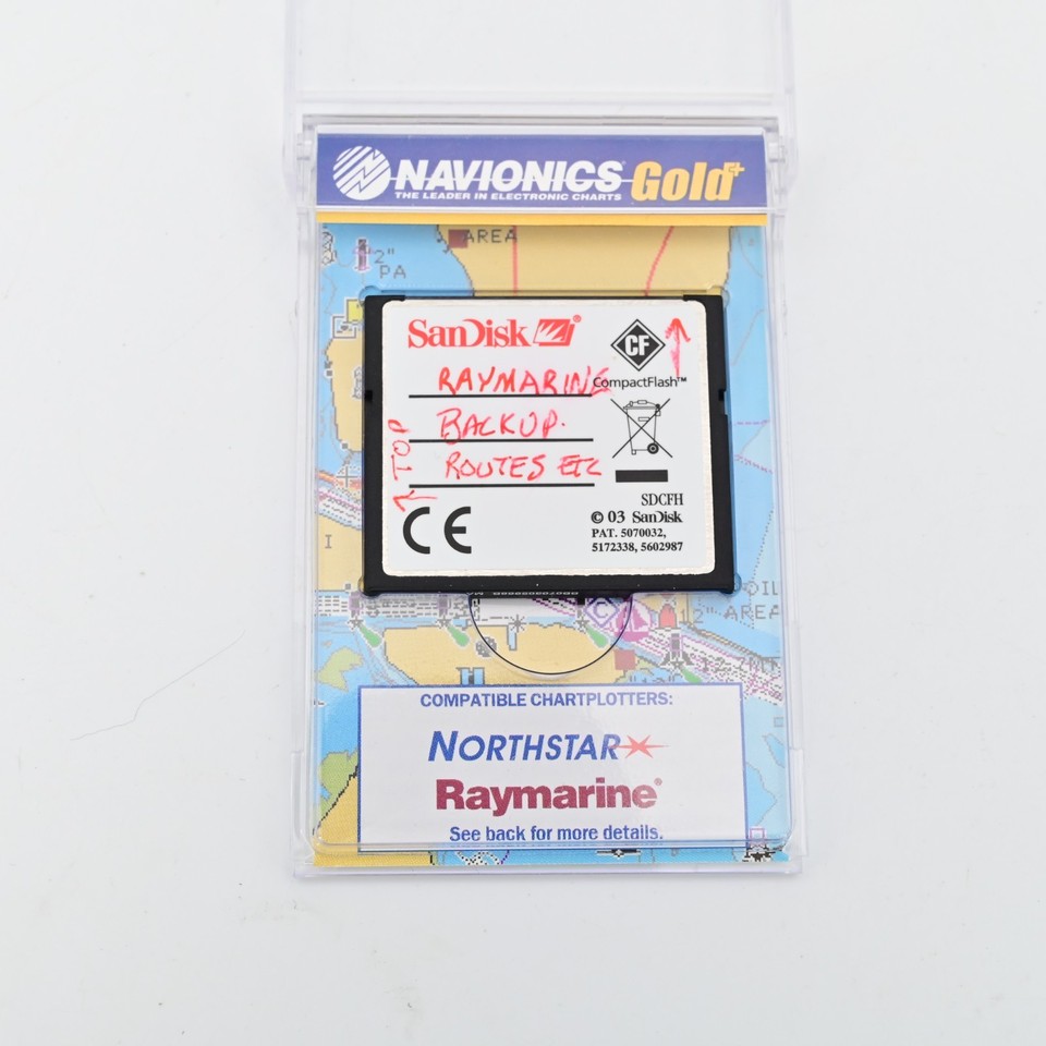 Navionics Raymarine CF Chart Cards 1G912XL3 2G913XL3 Lot of 3 Marine ...