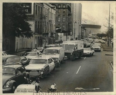 1976 Press Photo Heavy traffic jam at Poydras Street - noc35976 | eBay