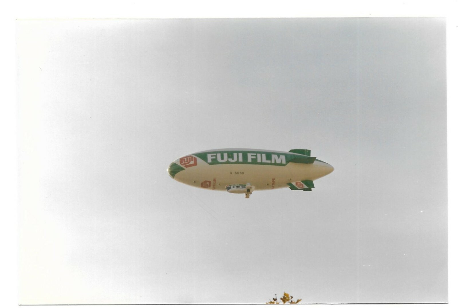 1985 BRITISH FUJI FILM BLIMP-G-SKSH-REAL COLORED PHOTO-4X6-EXCELLENT ...