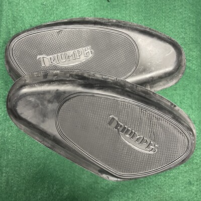 Triumph Pre Unit Clip On Knee Grip Rubbers Tank Pads TR6 T120 3TA 5TA ...