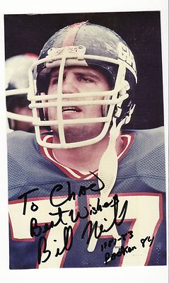 BILL NEILL NEW YORK GIANTS 4 X 6 AUTOGRAPHED PHOTO | eBay