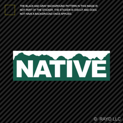 Colorado Native Sticker Die Cut Vinyl CO Denver Boulder Fort Collins | eBay