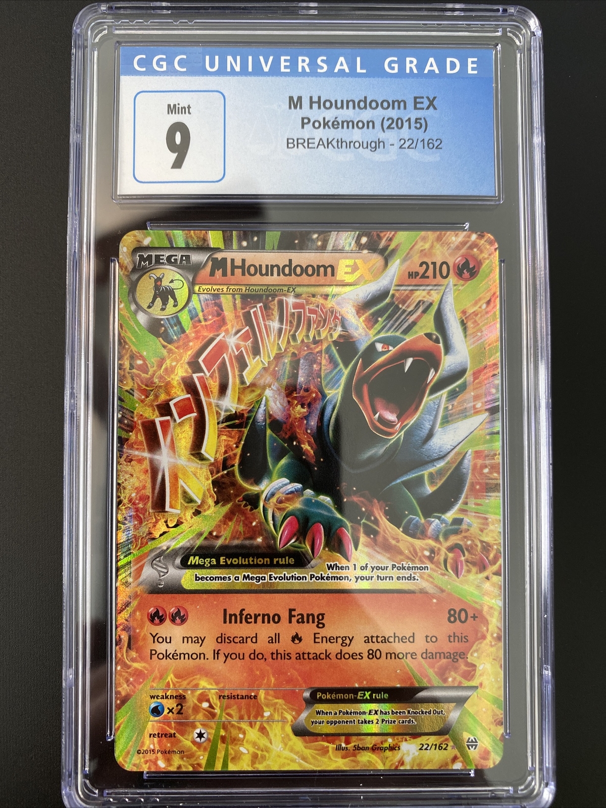 Pokemon Mega Houndoom Card