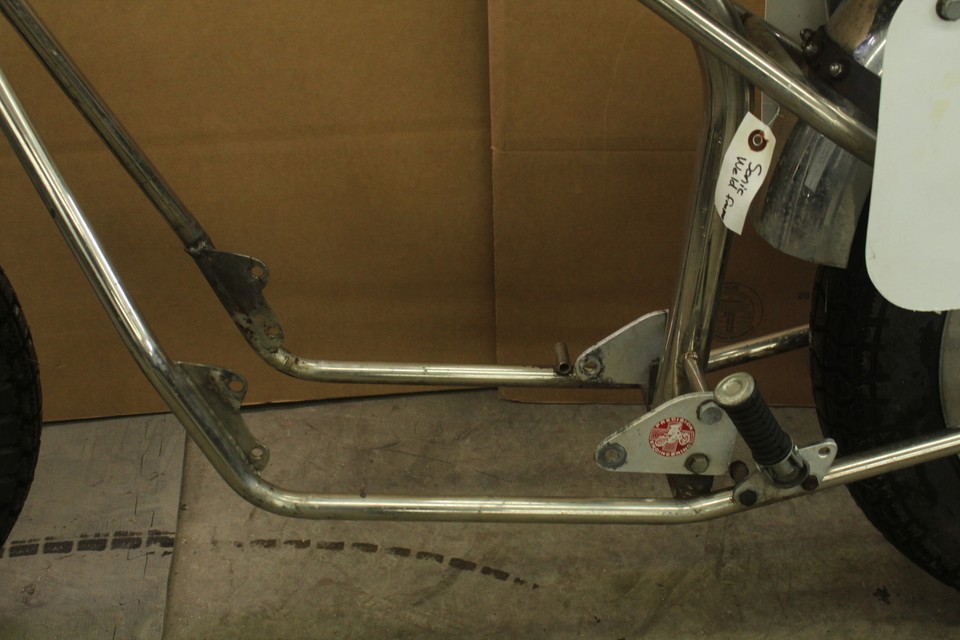 VINTAGE ORIGINAL SONIC WELD RIDGID FLAT TRACK FRAME w/ 40 SPOKE WHEELS ...