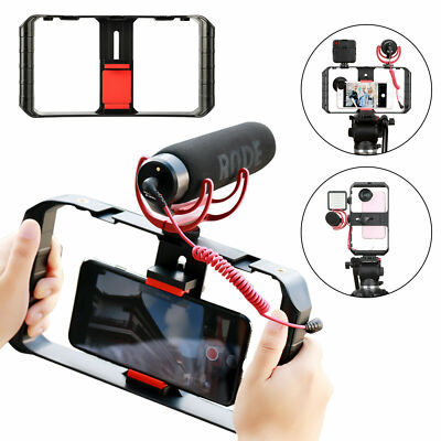 SmartPhone Film Making Vlogging Kit Video Camera Rig Stabilizer Cage ...
