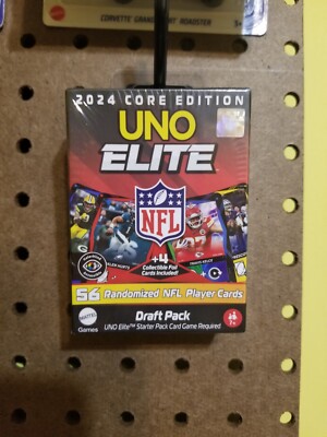 UNO Elite NFL Draft Pack Cards with 4 Surprise Collectible Foil Cards ...