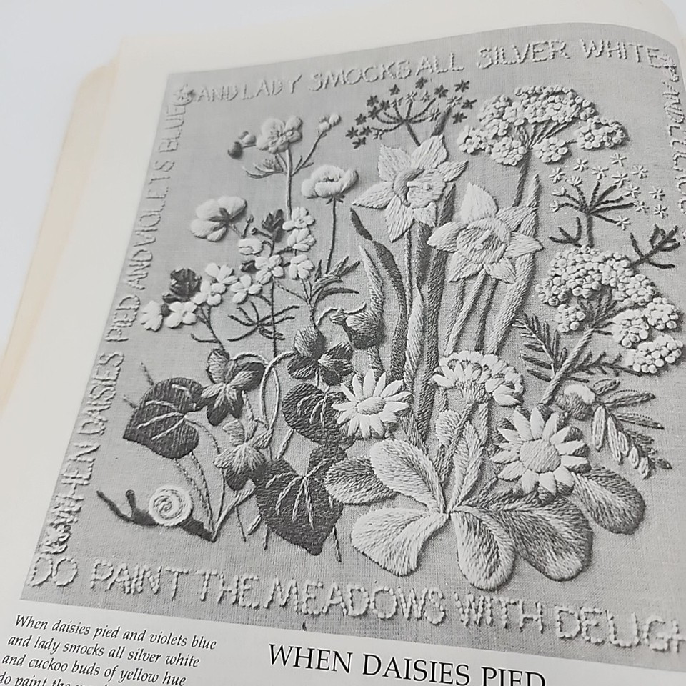 Say It With Stitches Says Erica Wilson Crewel Needlepoint Designs 1977 ...