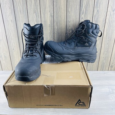 ACE Work Boots Shoes For Crews Men’s Non-Slip Work Boots Fargo II CT ...