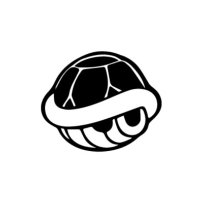 Koopa Shell - Mario Vinyl Decal Laptop Decal Bumper Sticker Window ...