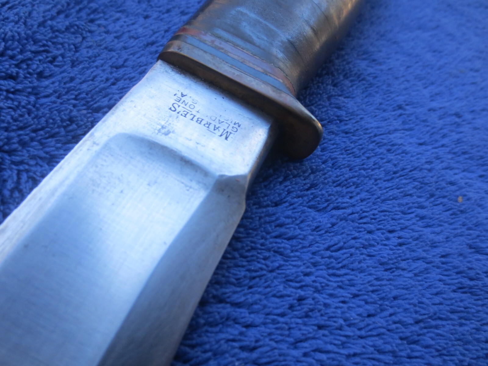 VERY RARE ORIGINAL ANTIQUE MARBLE`S 7" BLADE KNIFE DAGGER AND SHEATH | eBay