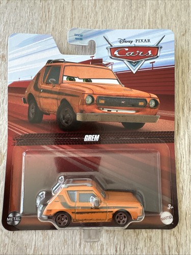 Disney Pixar Cars Grem 2024 / 2025 Prix Metal 1:55 Diecast Toy Car In ...
