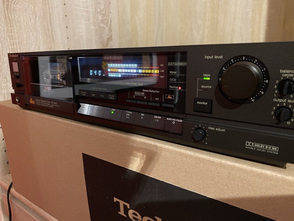 Platine cassette légendaire TECHNICS RS-B85 en parfait état comme neuve ...