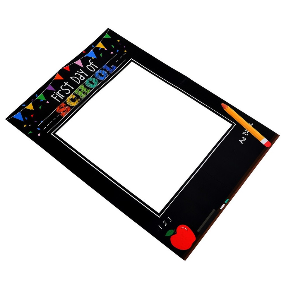 Back to School Prop First Day of Frame Photo Booth Cutout Selfie | eBay ...