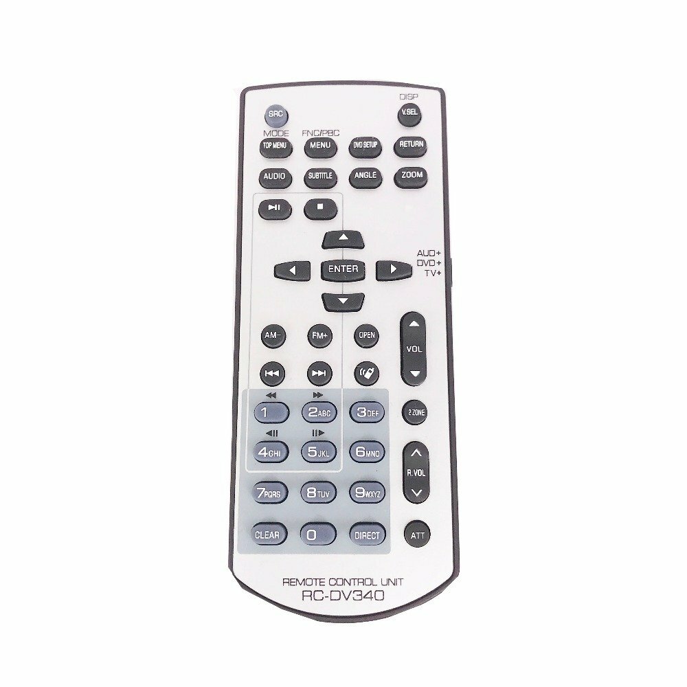 New Replaced Remote RC-DV340 For KENWOOD Sub DDX318 DDX419 DDX470 ...