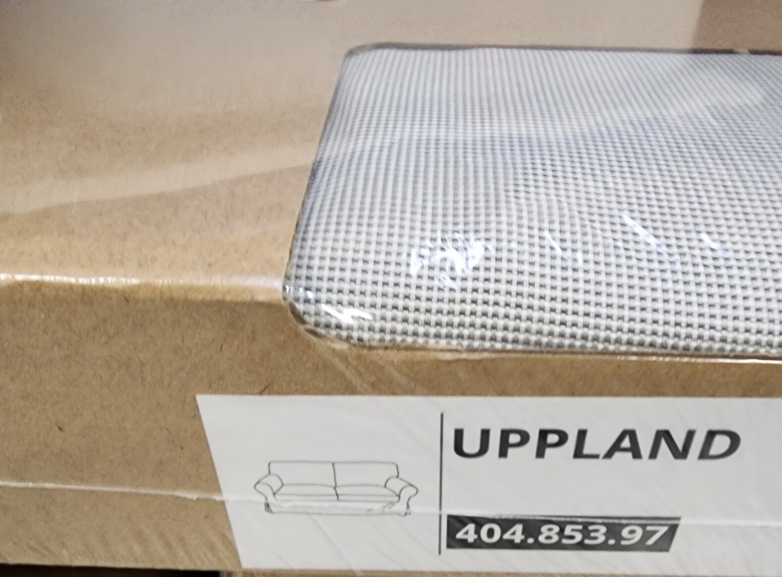 Ikea UPPLAND Cover for loveseat 2 seat COVER ONLY, totebo light beige ...