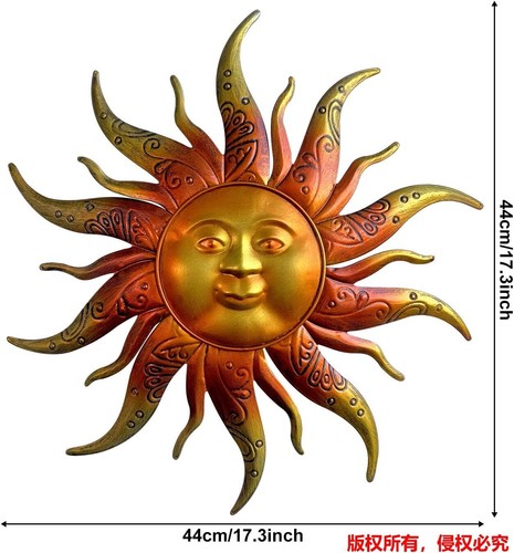 Sun Outdoor Wall Decor/Metal Outdoor Sun Wall Art Sculpture | eBay