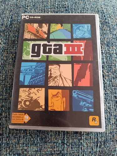 GTA III 3 Grand Theft Auto - Jeu PC CD-ROM 5026555051514 | eBay