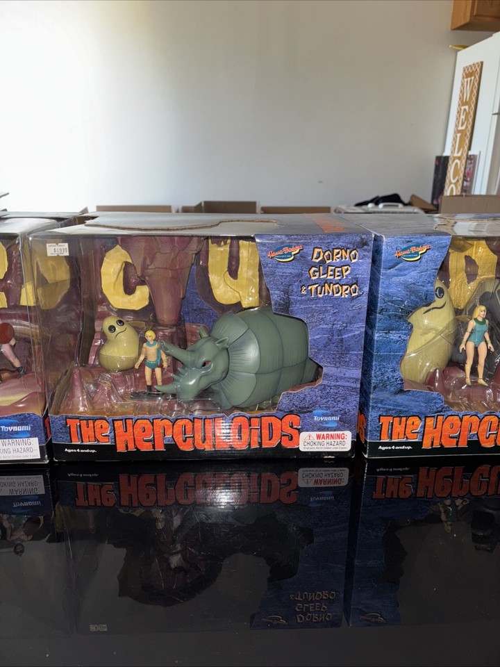 The Herculoids action figures Complete Set Of 3 Full Boxed 2003 NIB ...