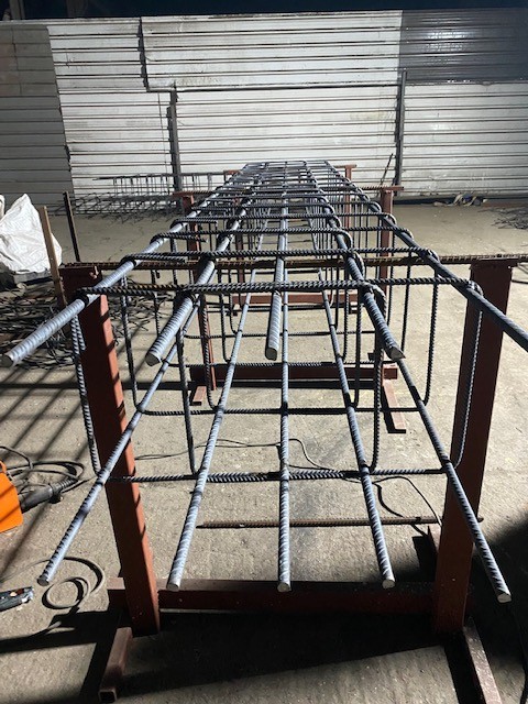 Prefabricated steel rebar cages 2.5 m length , H10 links @ 250 mm | eBay UK