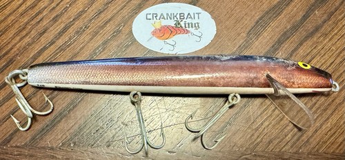 Vintage AC Shiner 675 Crankbait Lure A.C. Action Corrected Wood Bait 6. ...