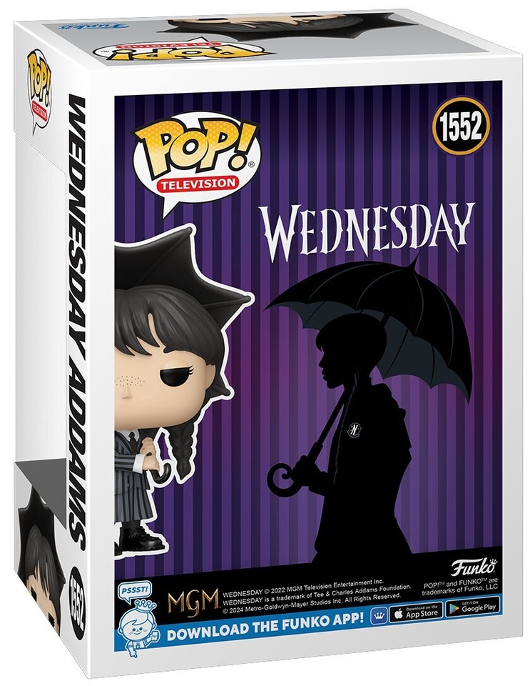 Funko POP! Wednesday Addams w/umbrella Wednesday #1552 [Chalice ...