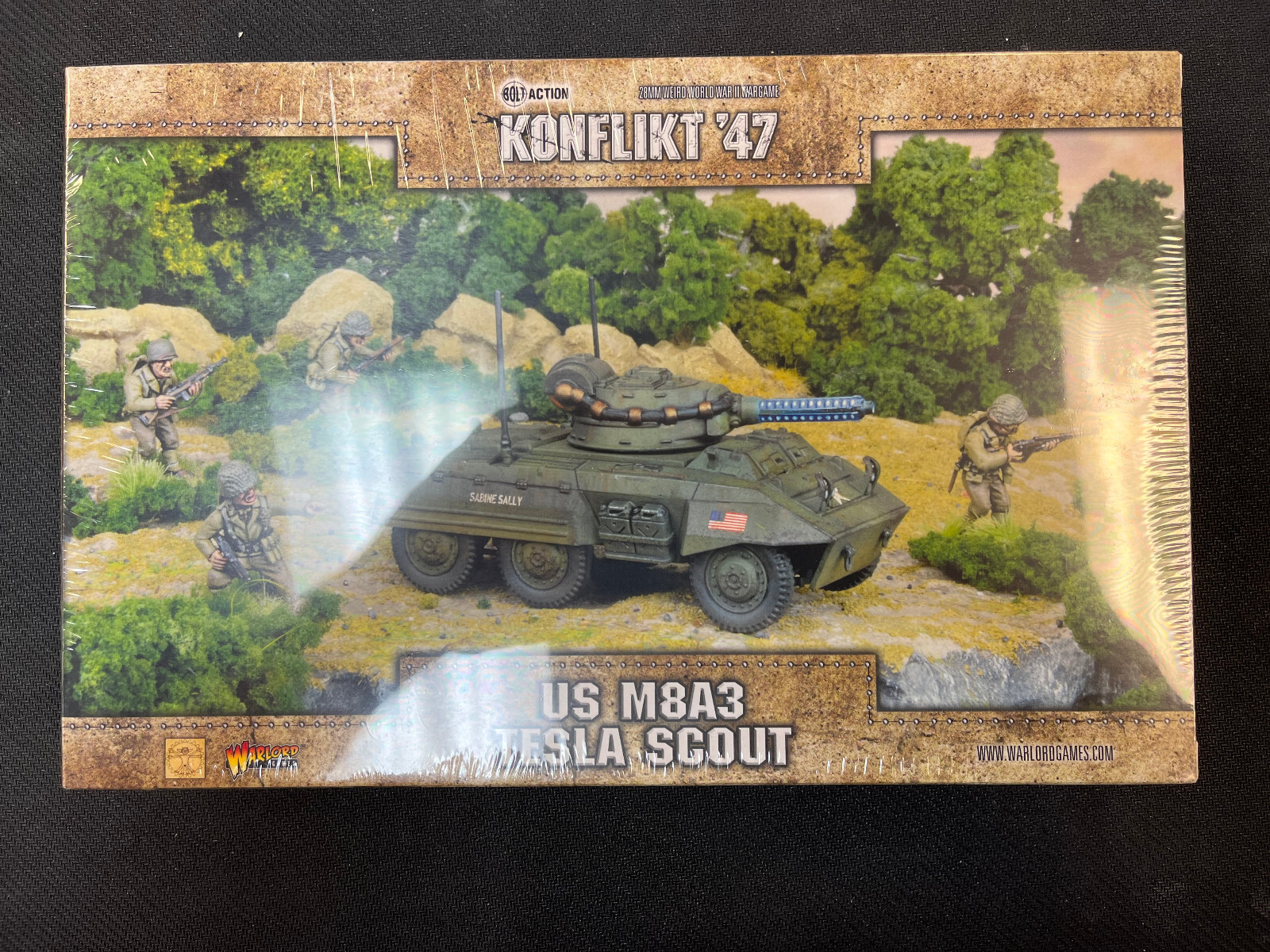 M8A3 Tesla Scout - Konflikt '47 Warlord Games Models New! | eBay
