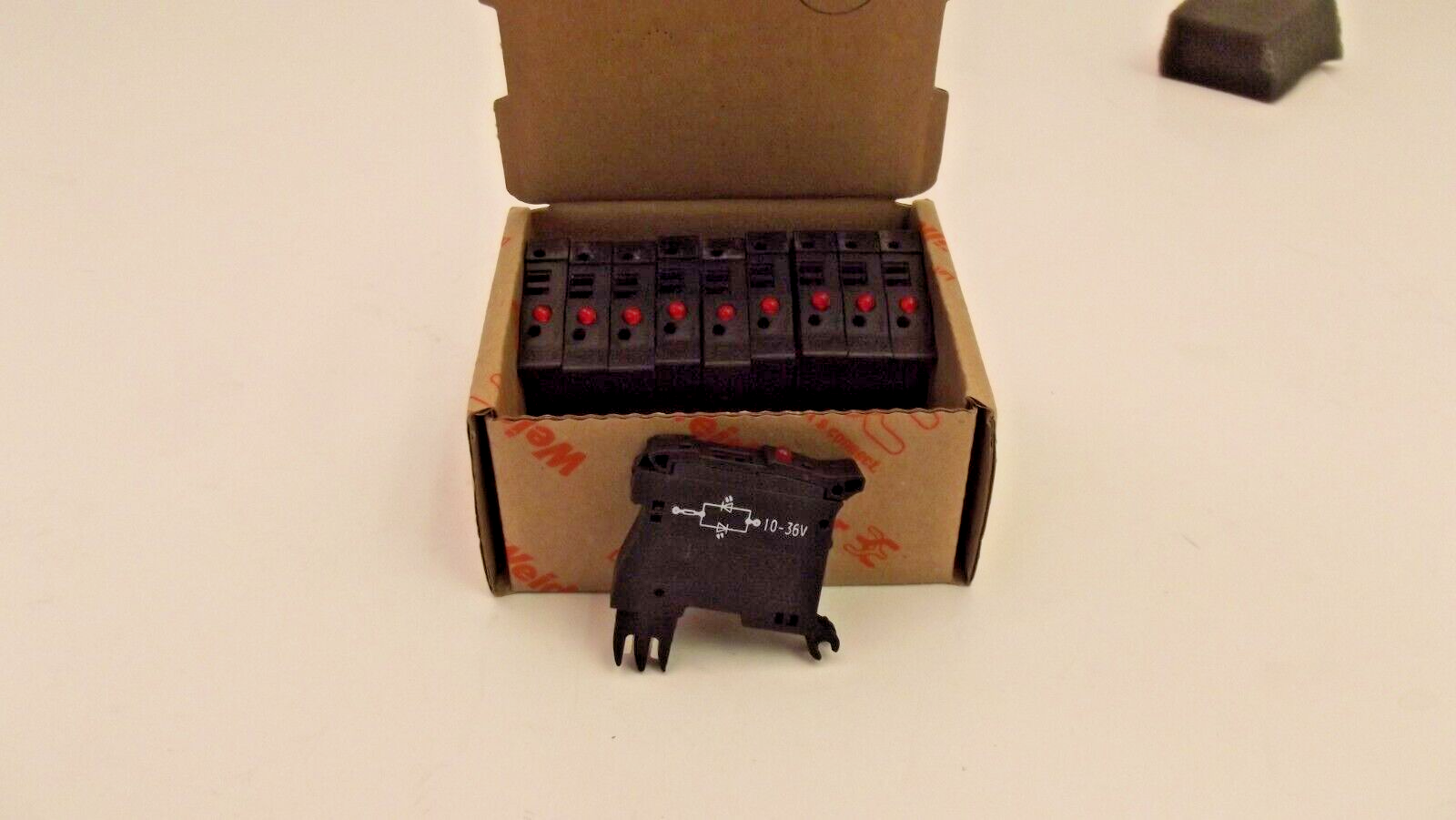 Weidmuller Box of 10 FUCR 10-36V SW 1167640000 Fuse holder Blk Direct ...
